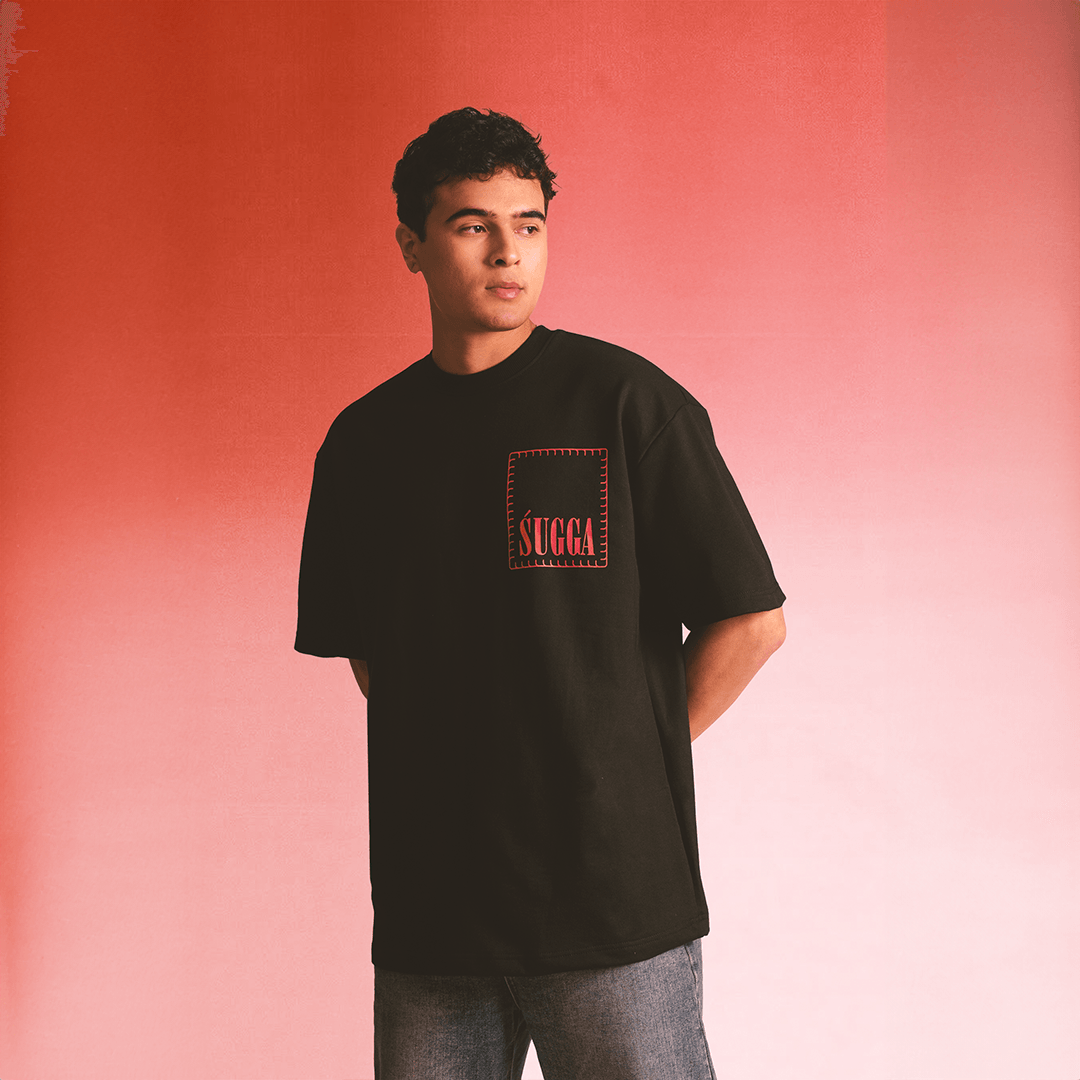 Sugga Locks Tshirt - Black Regular Fit – sugga.offical